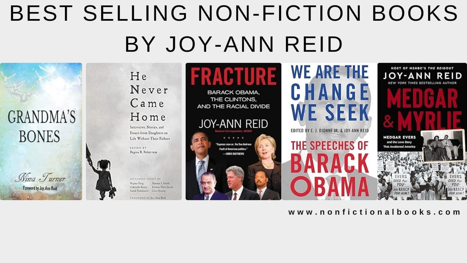 Non-Fiction Books by Joy Ann Reid | Best Non-Fiction by Joy Reid